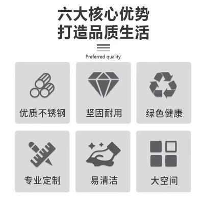厚304不锈钢文BXG-11件柜阳加台锁储物家用带轮工具柜柜卧室收纳