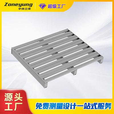 新钢款钢制马圆角铁托盘叉车托口盘不锈KQT托盘