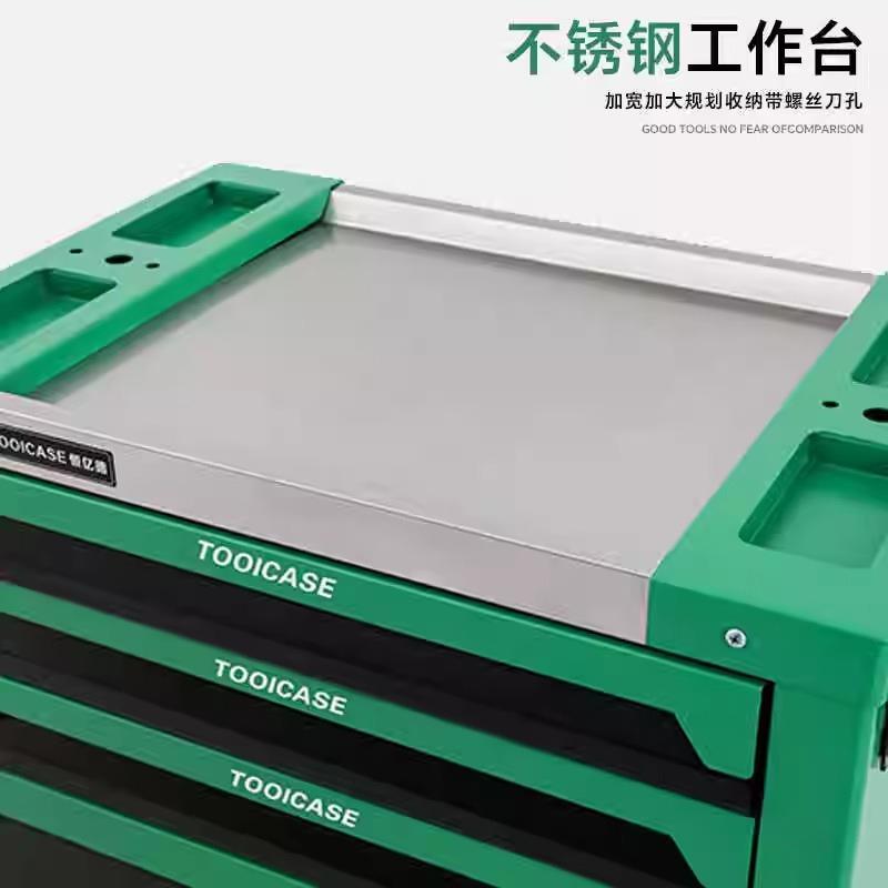 重汽修带小多锁工具柜车间工业级移动工具型车螺丝物料架推车866