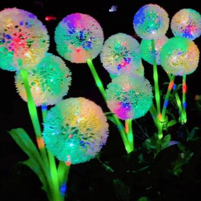 阳阳能太院灯蒲公英花灯户外庭防水OLI草坪灯葱花灯景观台氛围装