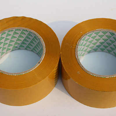 大纸箱用5.5cm宽2.5cwm厚米黄不透明封箱胶带海鲜泡沫箱专用
