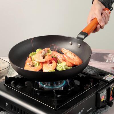 高陶瓷土明火电炉耐温商家BGF-jg01用平底炒排锅牛鸡蛋陶浅煎砂锅