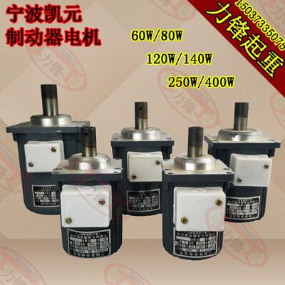 宁波凯元60W80W140W250W400W电力液压制动器电机 推动器电机