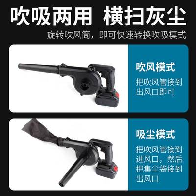 鼓风机充电式锂电暴风机ventilator园林吹落叶鼓风机户外工业吹尘