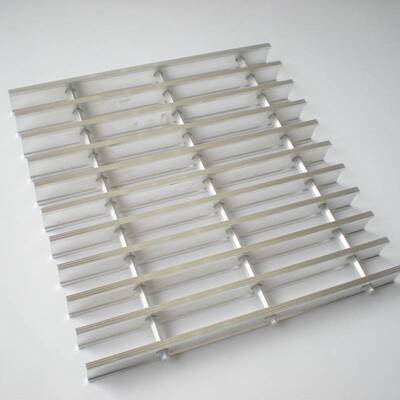 工字铝格板市政公园景观人行道用铝格栅板6063T6工字形型铝格板