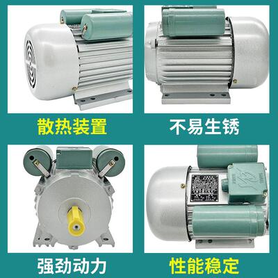 浙江台州0.5/0./15.5/2.2/73千瓦2极4220-1-1极单相5异步电动机全