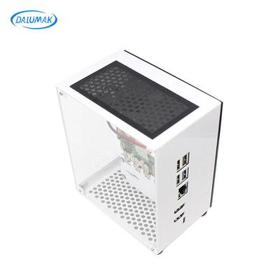 树莓派5海景房机箱散热风扇RaspberryPi5主机铝合金散热外壳