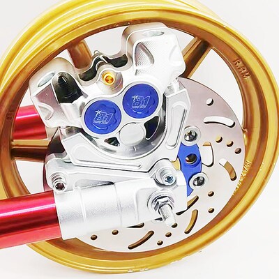 DIO50 ZX50l 改装煞车碟盘 双子星小辐射卡钳下泵浮动碟190MM 日