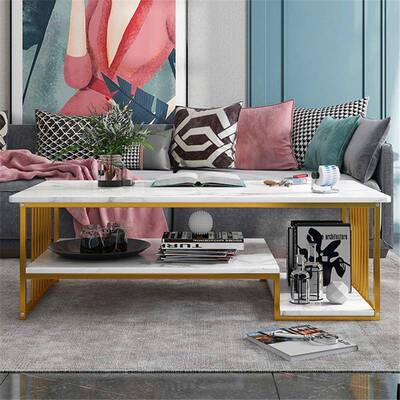 创意新款轻奢茶几家用小居客室经款济钢架板组43550合茶桌厅木沙