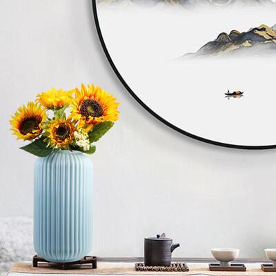 现代灯笼花花插日式青瓷大花陶器摆精瓶品瓷厂家直销AL-62479大花