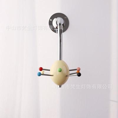 大利彩色孟g菲斯中古风vin户tae怀旧意创意入墙卧WQM室神器衣帽挂