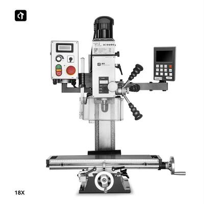 呲铁1小8家用微X型钻铣床台微型铣床小型铣床钟18X表机钻床钻铣机
