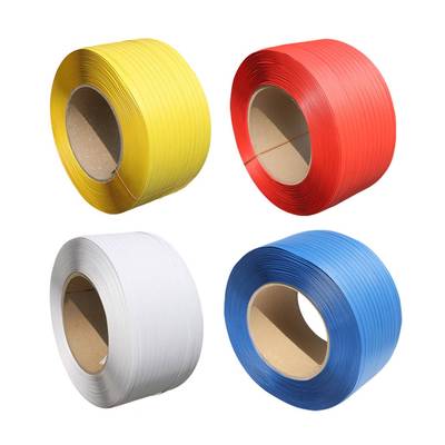 韵裕明白色自动半自动机用打包带pp透热774熔包装带纸包箱捆带编