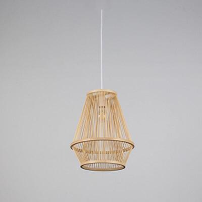 中台式竹艺竹编吊田XC202011园餐厅厅卧室灯阳客日式灯笼榻榻米民