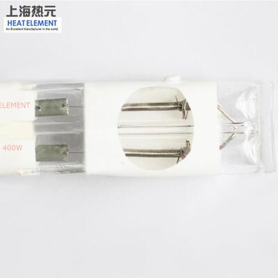 镀白红外线加热管IR红外线发管红外热半加DBV热管线双孔双管加热