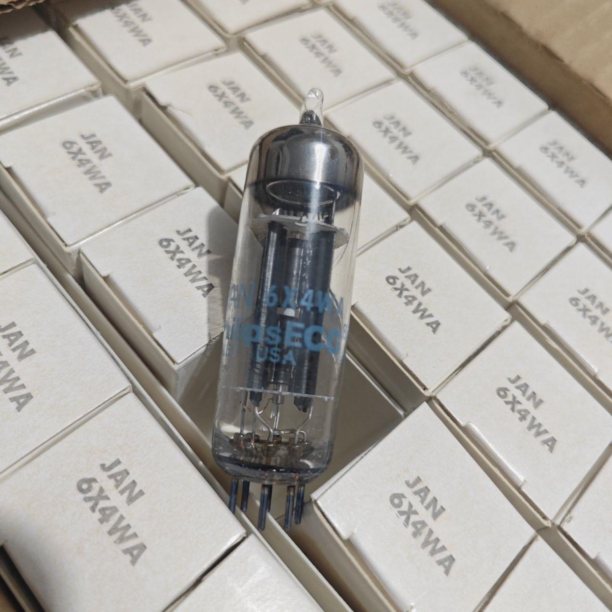 全新美国菲利普6X4WA电子管代6202 6X4 EZ90胆机功放用提供配对