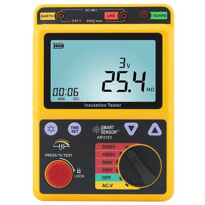 绝缘电阻测试仪摇表背光显示数字兆欧表高压绝缘电阻表AR3123
