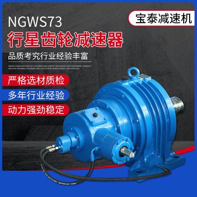 NEWS73行星齿轮减速器厂家定精密卧式大扭矩减速机行星减速机