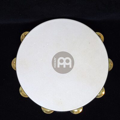 德国麦尔MEINL打击乐器不锈钢双排铃鼓牛皮手鼓单排铜片铃鼓铃圈