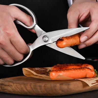现全钢厨房专749用用剪刀锋家剪鸡鸭鹅骨剪利子多功能强力货鸡骨