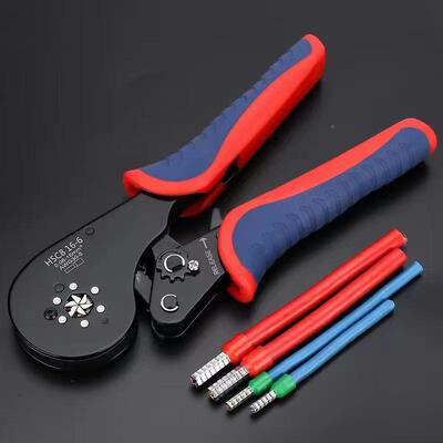 0.快08-16管型/型端压线钳VE/EN23冷压端子子钳棘轮速针接线钳