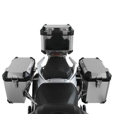 GSADV适用QJMOTOR骁750三箱边箱尾箱改装护杠铝箱保护配件钱江