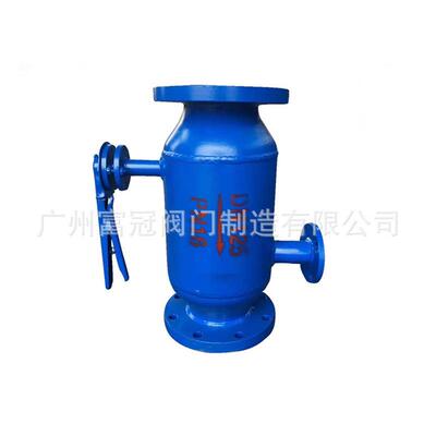 ZPG-L手动反冲洗过滤器 立式法兰角式快速排污过滤器 法兰除污器