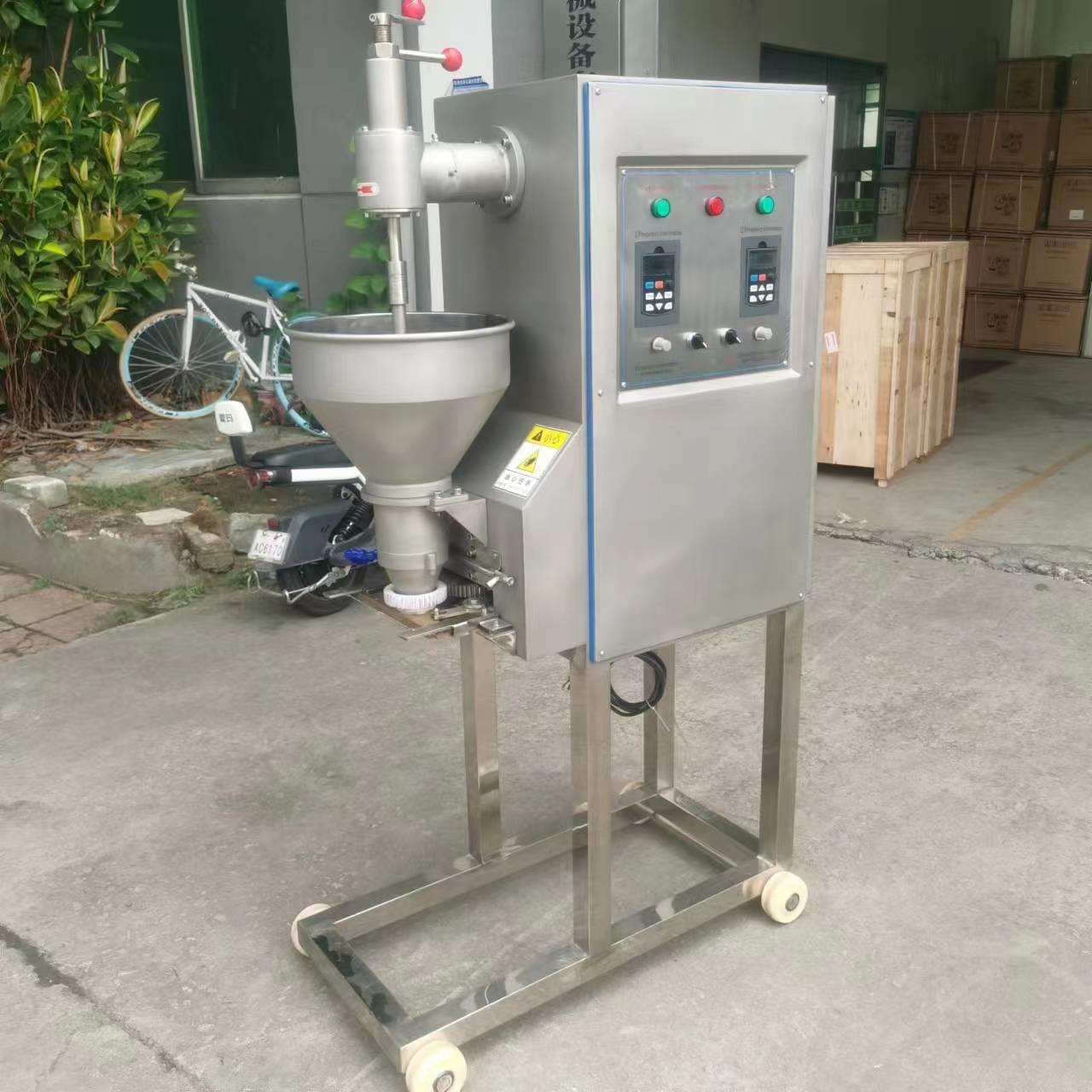 全自动潮汕鱼丸子牛肉丸子成型机 升级款肉丸子机 鱼丸子全套设备