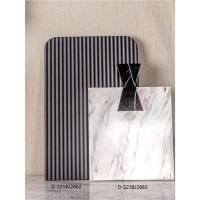 YOUPIN现代北欧轻奢大理石纹砧板摆件树脂工艺品样板房软装饰品