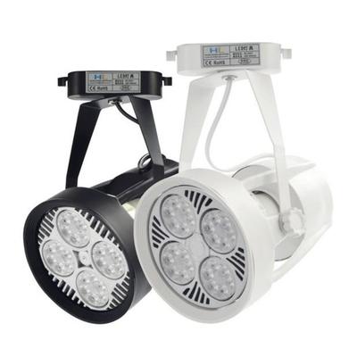 LED轨道灯30W 35WLED射灯服装店射灯明装橱窗展厅背景 轨道灯