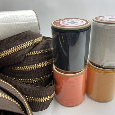 亚麻蜡法线法斩皮具缝纫机线632/532/432圆蠟线8N0款颜色0.45/0.5