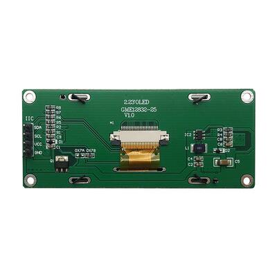厂家2.23寸OLED显示屏128x32点阵白蓝黄绿四色可选液晶显示模组