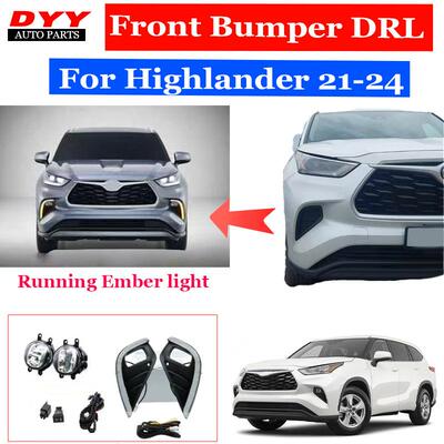 适用20-23款汉兰达LED雾灯套件Highlander led foglight 雾灯总成