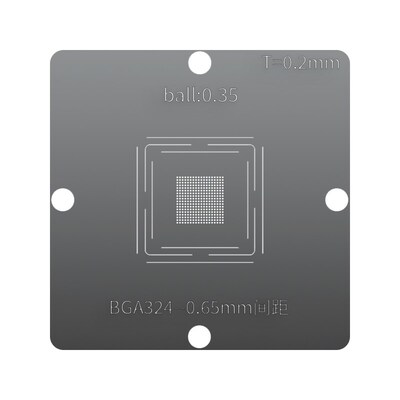 BGA324 0.65mm间距通用植锡网1818 BGA锡球脚钢网锡膏植锡钢网