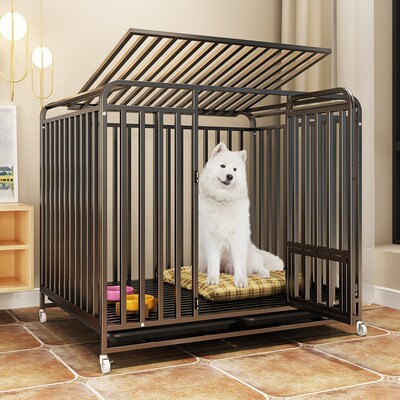 狗笼子大中小型犬带厕所分离室内拉布F拉多金毛边牧专用特大号狗