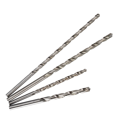 高速钢直柄加长钻特长钻麻花钻头4 5 6 8 10 12 14 16 18x400 500