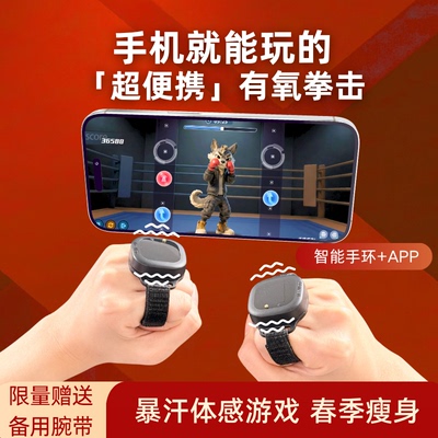 WeeWaa体感运动手环燃脂拳击游戏