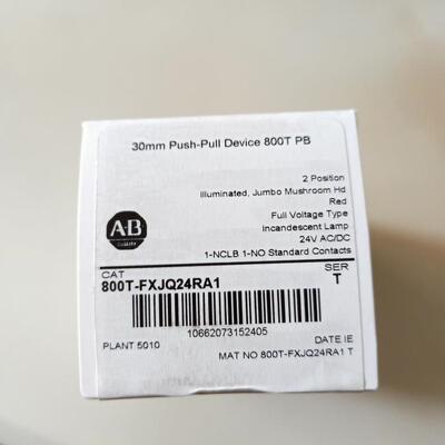 AB罗克韦尔800T-QMJH2G 绿色 蘑菇头按钮开关