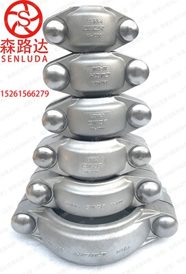 304拷贝林DN20-200不锈钢沟槽考贝林管抱箍卡箍哈夫节MP中压40kg
