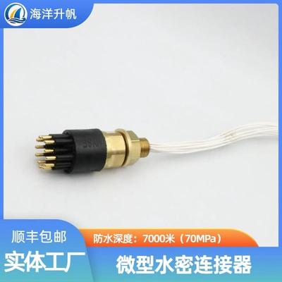 HYSF深水水密连接器 海铜系列微型MCBH12芯 SUBCONN互插深度防水