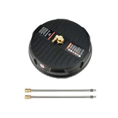 跨境高压清洗机15英寸洗地器1/4快插型水扫帚园林地面清洗3600PSI