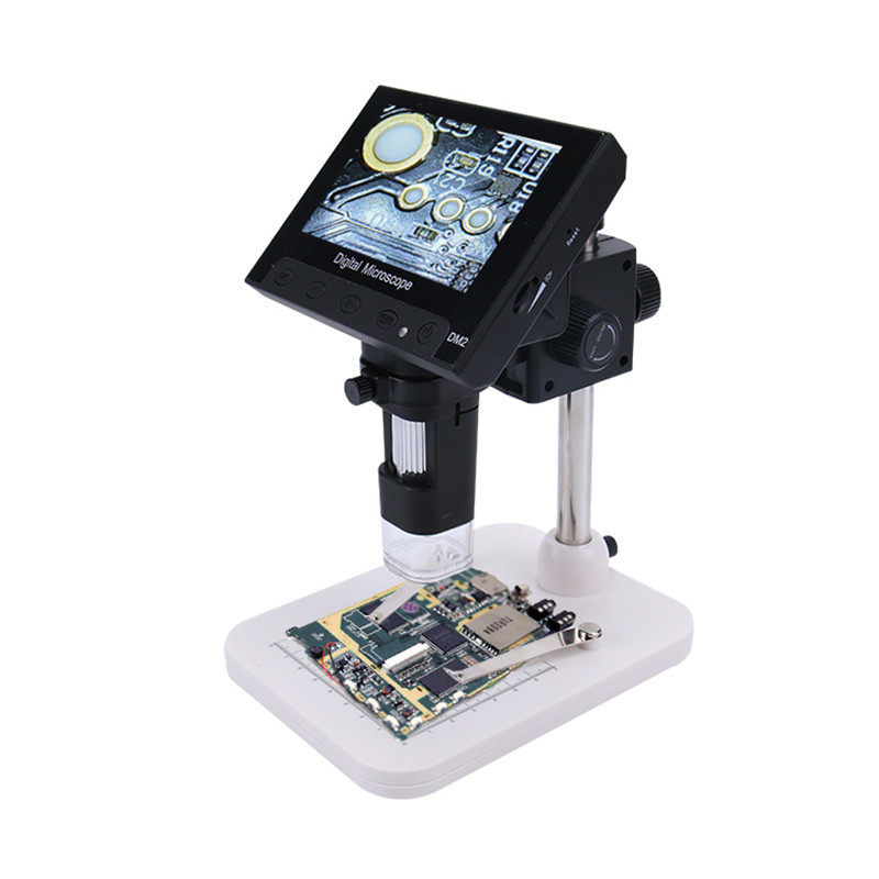DM2 DM3新款4.3寸高清1080P电子显微镜数码放大镜工业维修工具