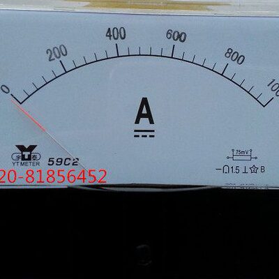 VAK1000安装2M 5C2A75A1-2  9C9C电表直流电流表5-95式-