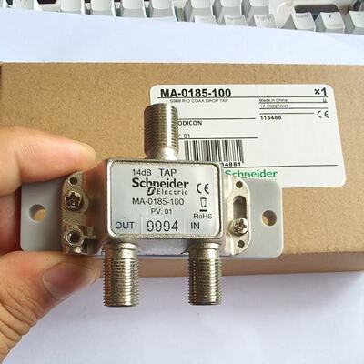 议价975750000施耐德RG6/RG11同轴电缆F接头MA0329001分支器MA018