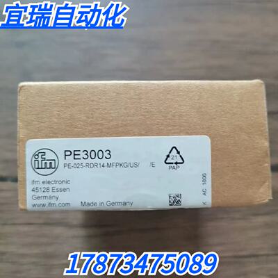 议价全新原装正品 IFM易福门 PE3003 压力感测器 现货销售
