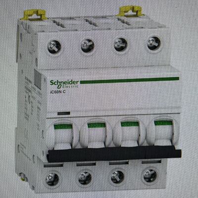 议价施耐德iC60H 4P courbe C 20A 25A断路器A9F89425新款A9F8942