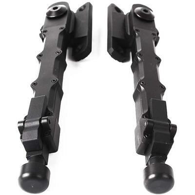 V9分体脚架V9竹节金属可伸缩支架固定双边支架bipod