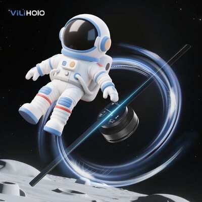 3d hologram fan  projector holographic fan advertising