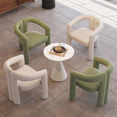 北欧洽谈沙发桌椅组合网红餐厅酒店大堂餐桌椅会客接待一桌四椅