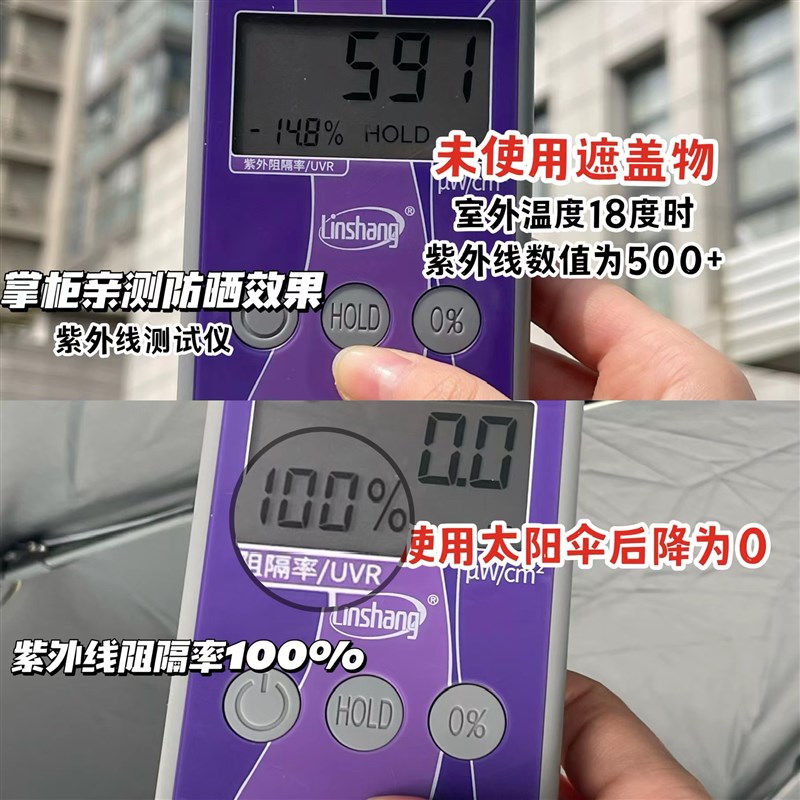 郁金香小兔子遮阳伞 ins小众黑胶防紫外线防晒两晴雨两用便携伞